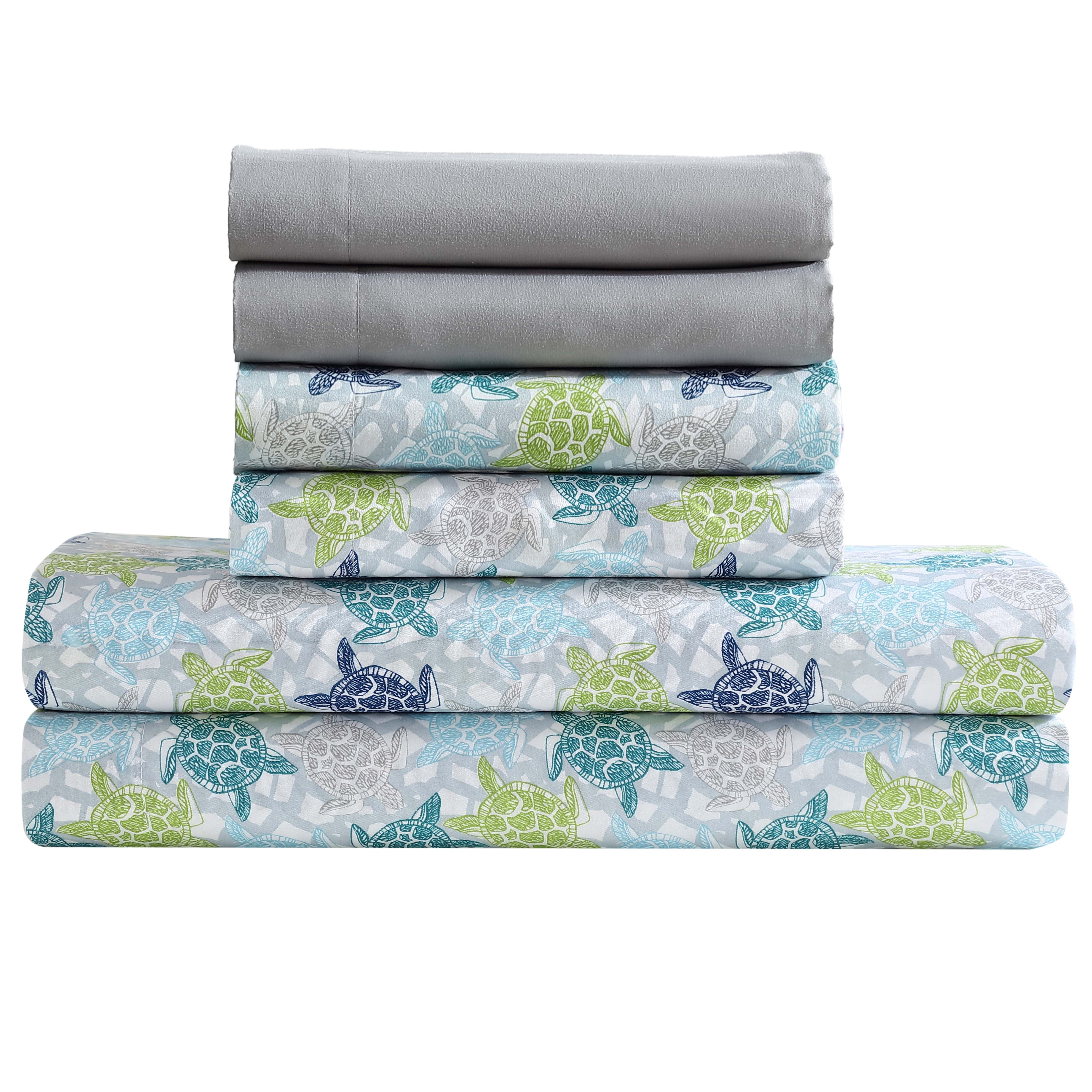 Caribbean Joe, Cooling 6PC Sheet Set, Full, Fanta Sea - Walmart.com