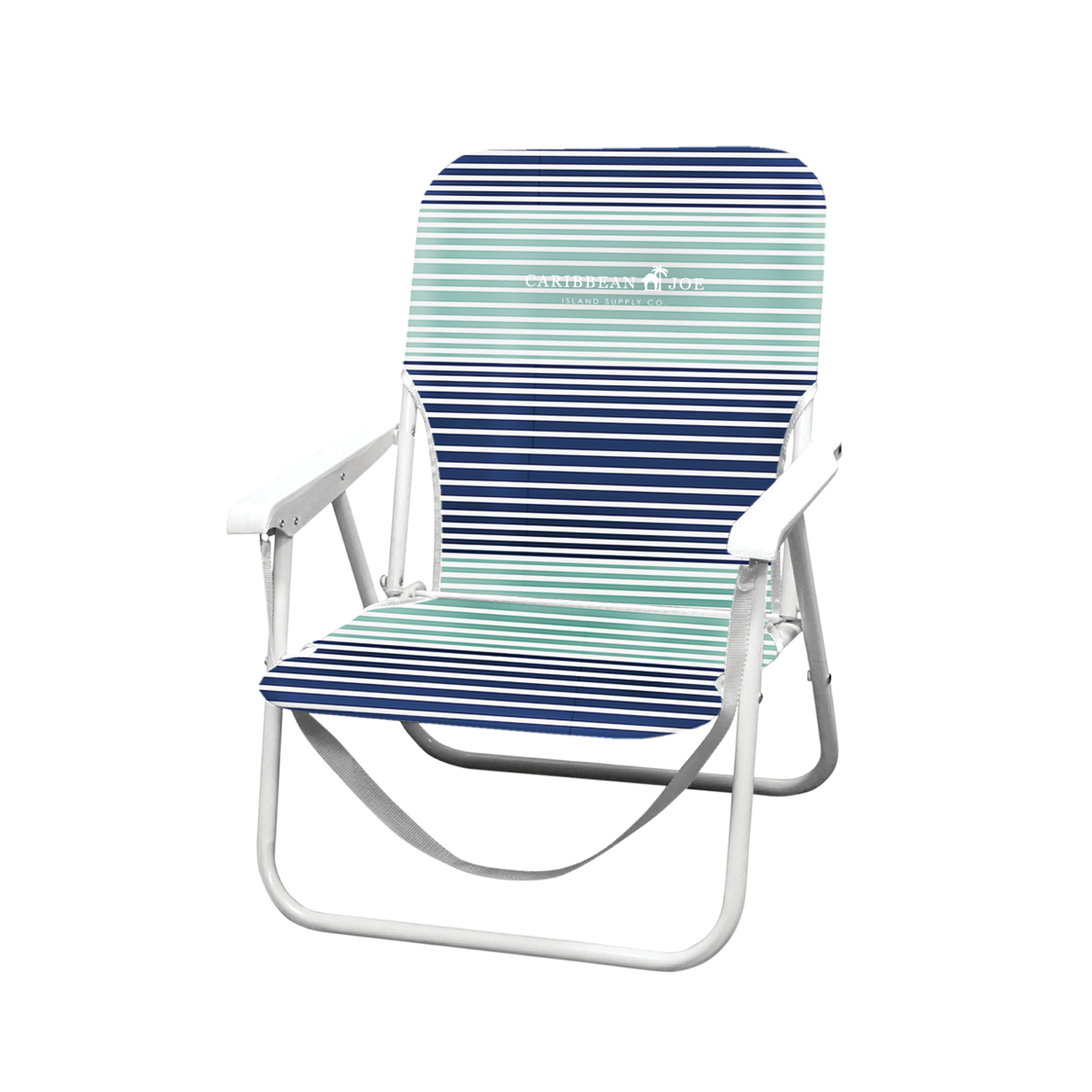 Caribbean Joe 5 Position Deluxe Chair Two-tone Navy-Blue - Walmart.com