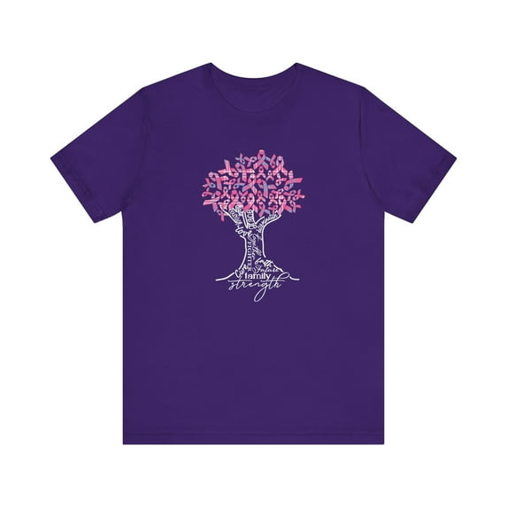 Caribbean Madras Pink Cancer Awareness Ribbon Tree Shirt, Breast Cancer ...