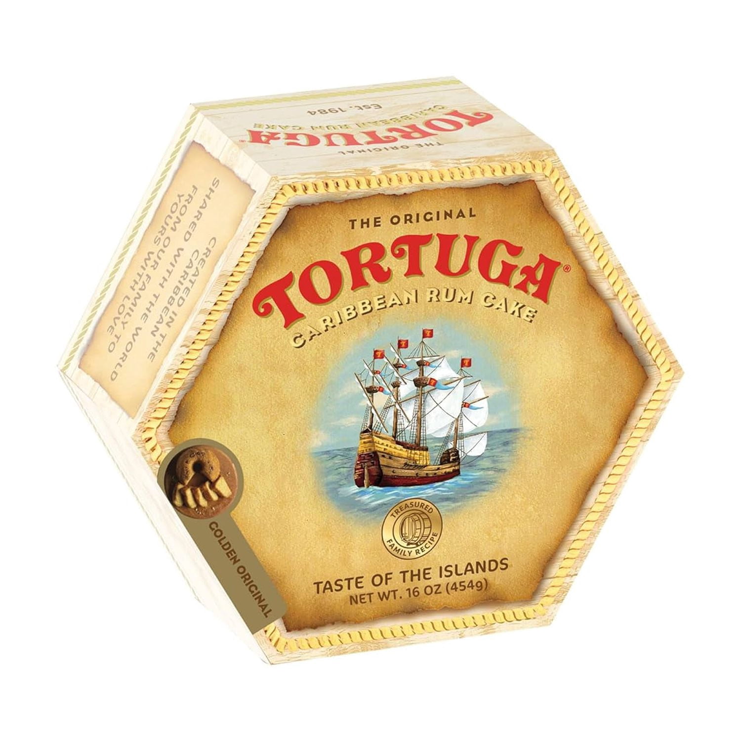 Caribbean Original Rum Cake with Walnuts - 16 oz Rum Cake 2 Pack - The ...