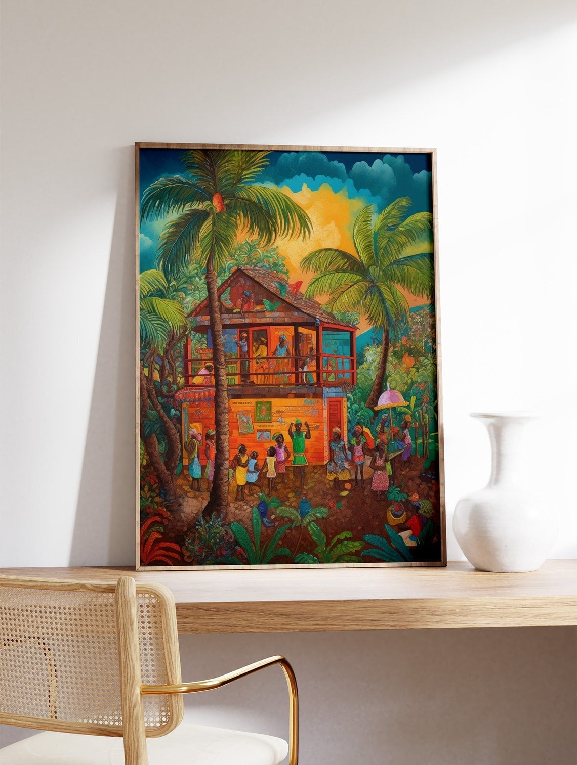 Caribbean Poster, Caribbean Wall Art, Tropical Decor, Scenery Poster ...