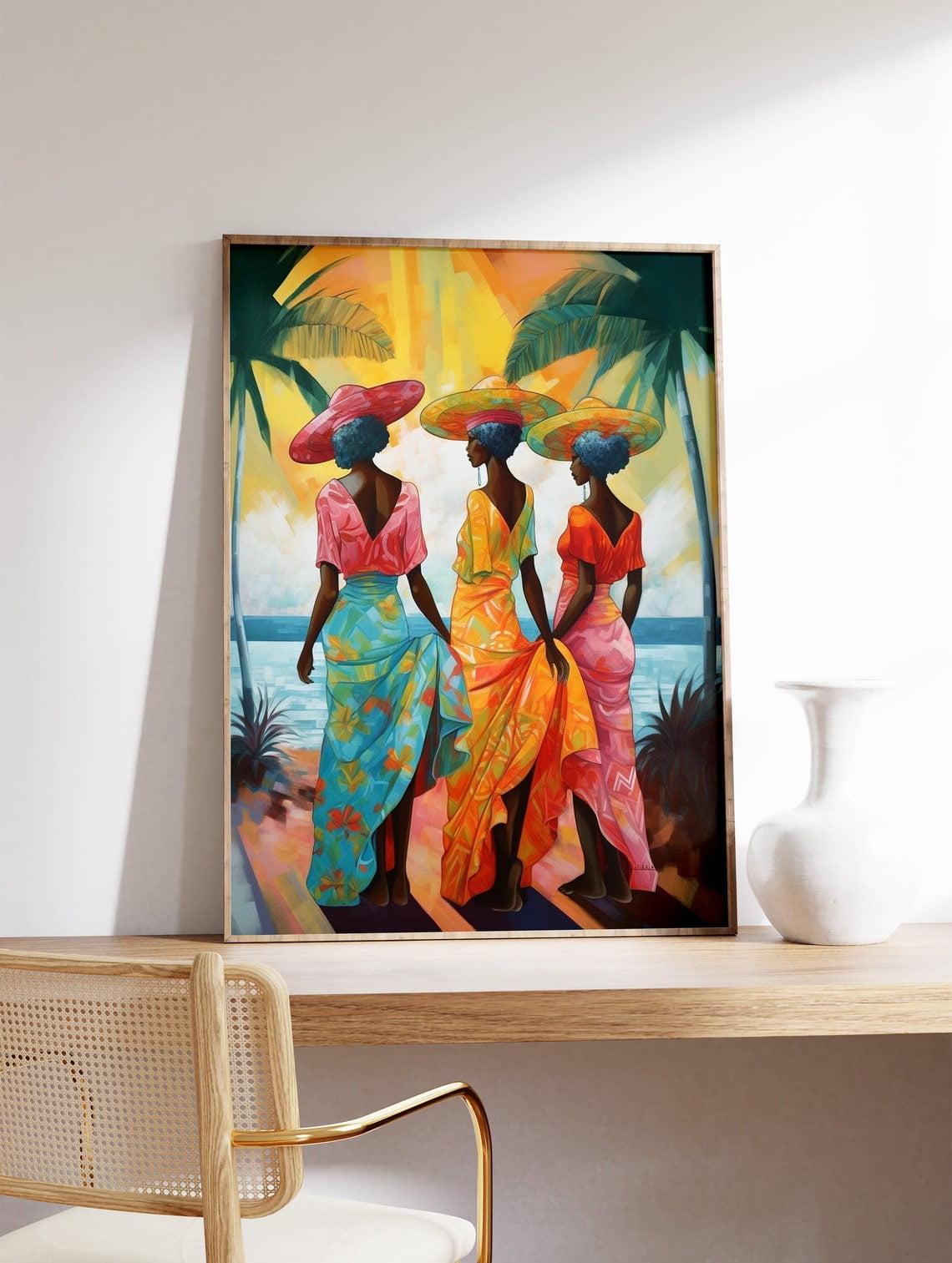 Caribbean Poster, Caribbean Wall Art, Tropical Decor, Scenery Poster ...