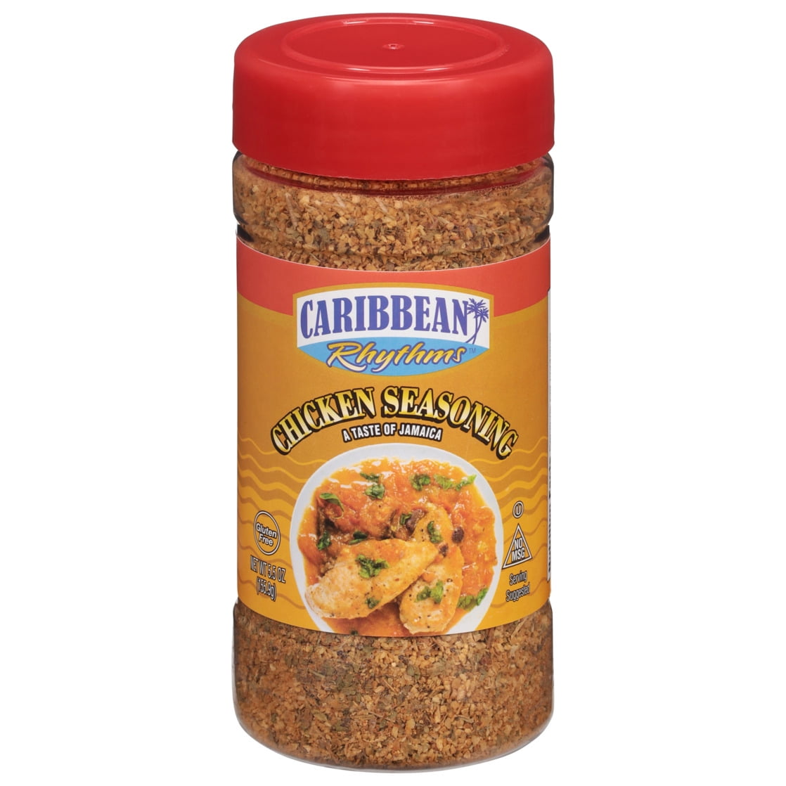 Caribbean Rhythm Caribbean Chicken Seasoning 5.5 oz for Poultry Seafood ...