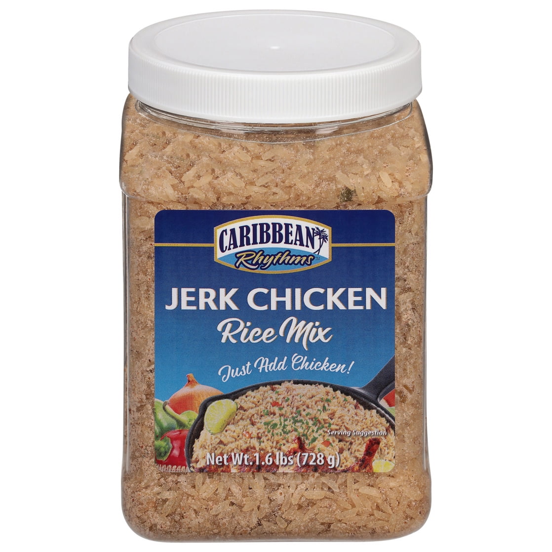 Caribbean Rhythms Jerk Chicken Rice Mix 1.6 lb - Walmart.com