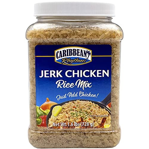 Caribbean Rhythms Jerk Chicken Rice Mix 1.6 lb - Walmart.com