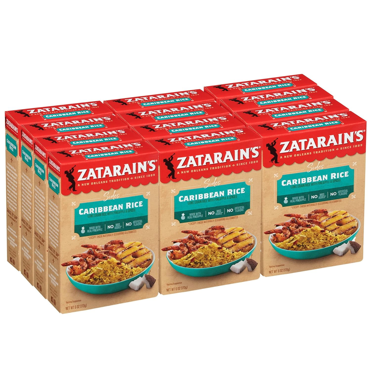 Caribbean Rice, 6 oz (Pack of 12) - Walmart.com