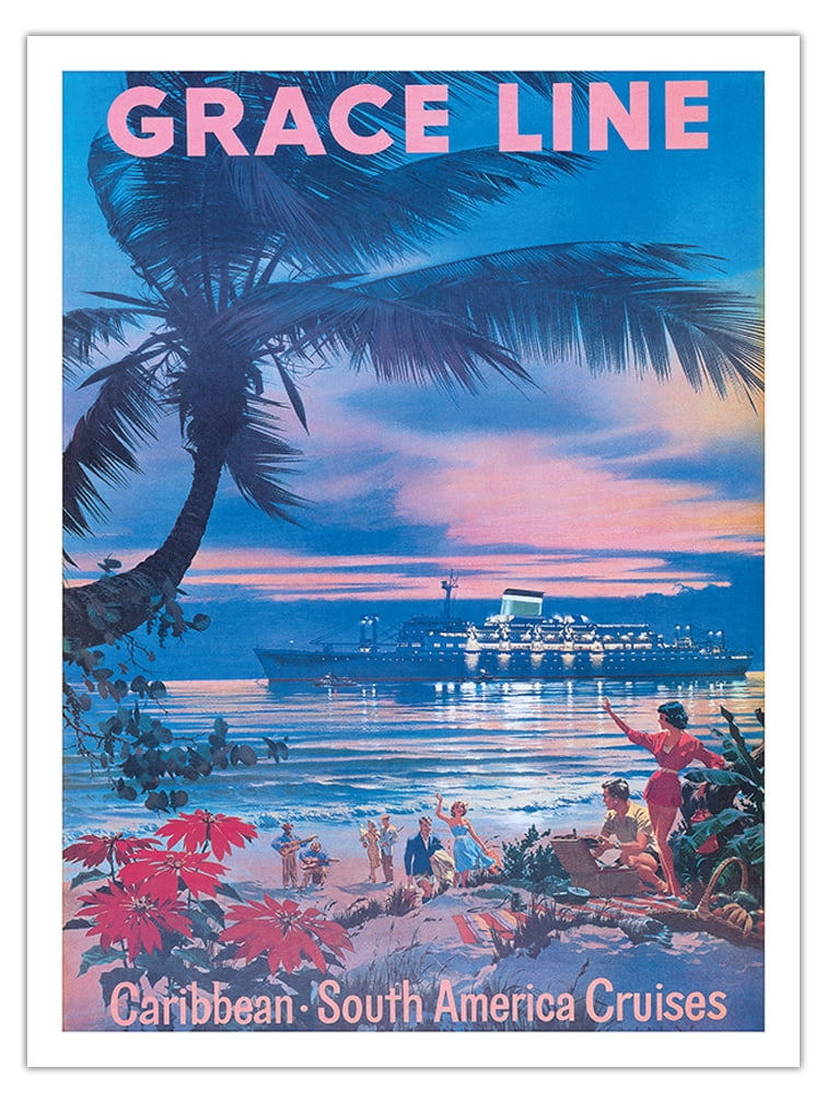 Caribbean South America Cruises - Grace Line - Vintage Ocean Liner ...