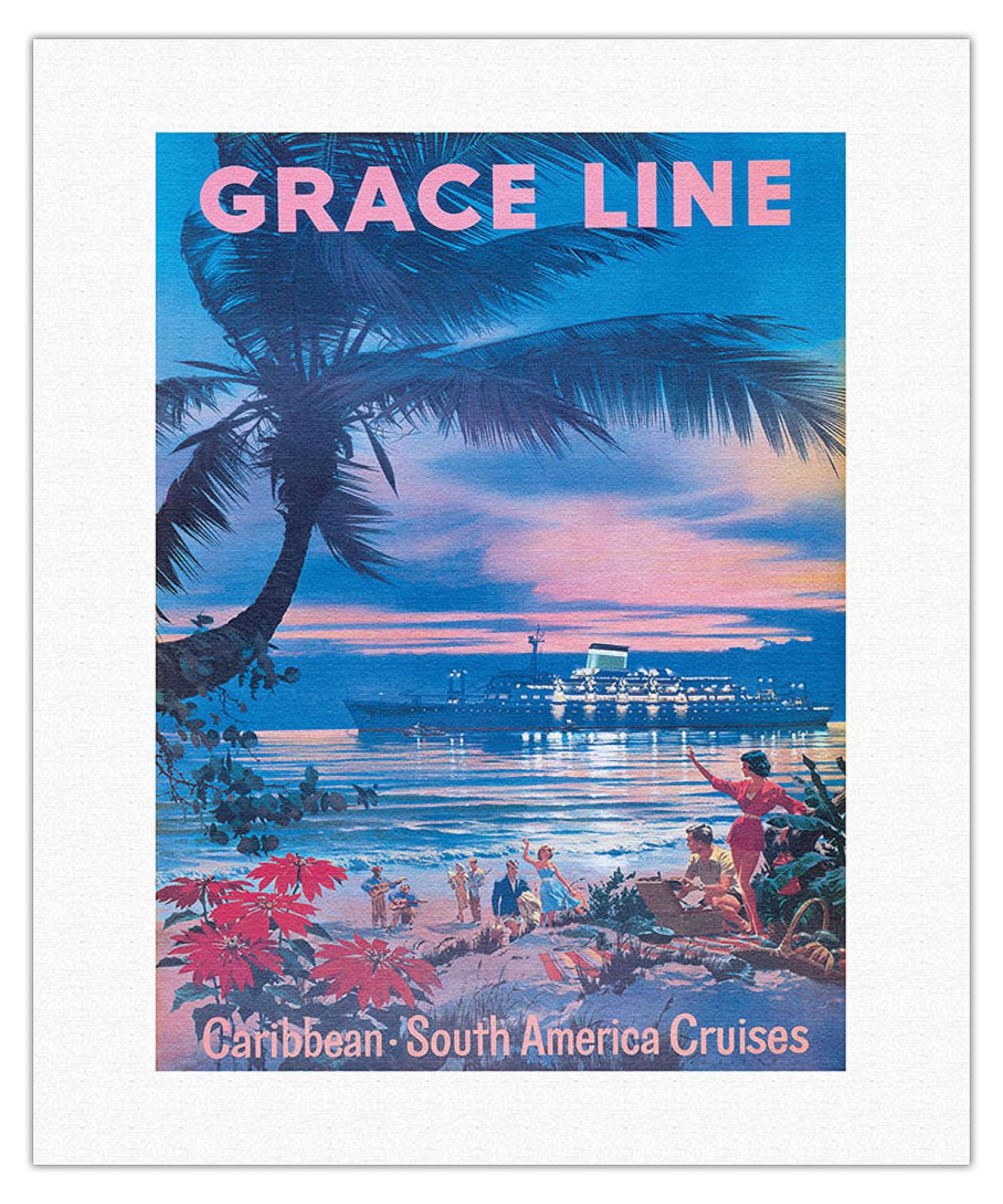 Caribbean South America Cruises - Grace Line - Vintage Ocean Liner ...