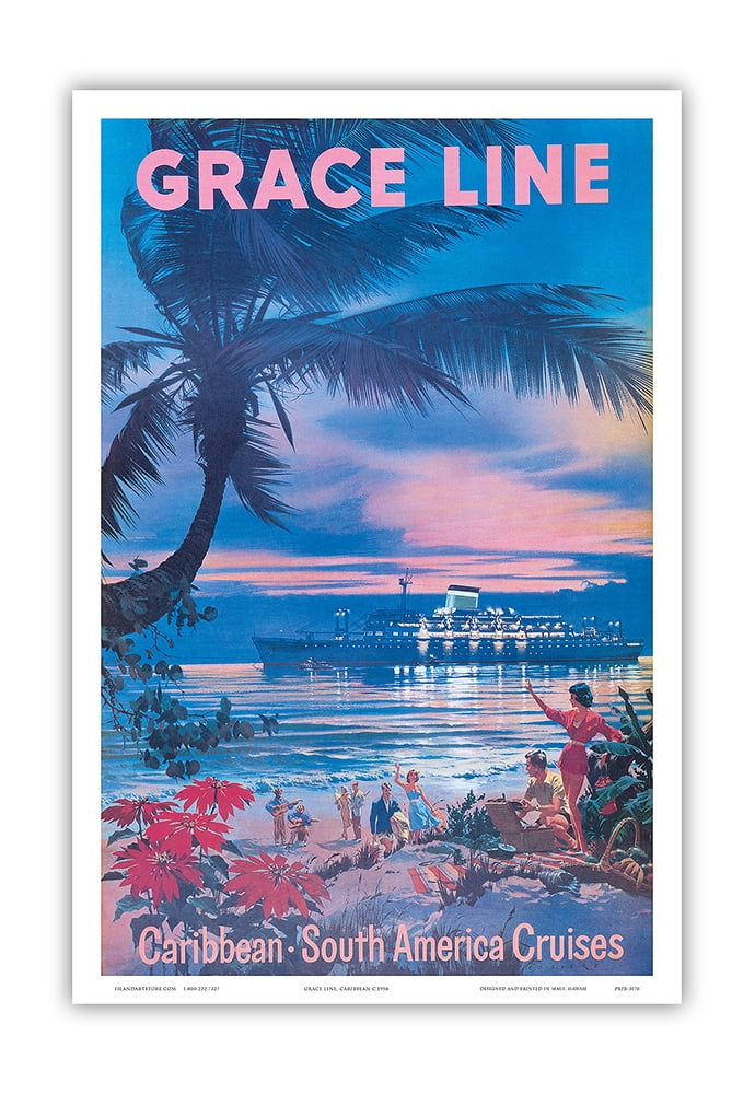 Caribbean South America Cruises - Grace Line - Vintage Ocean Liner ...