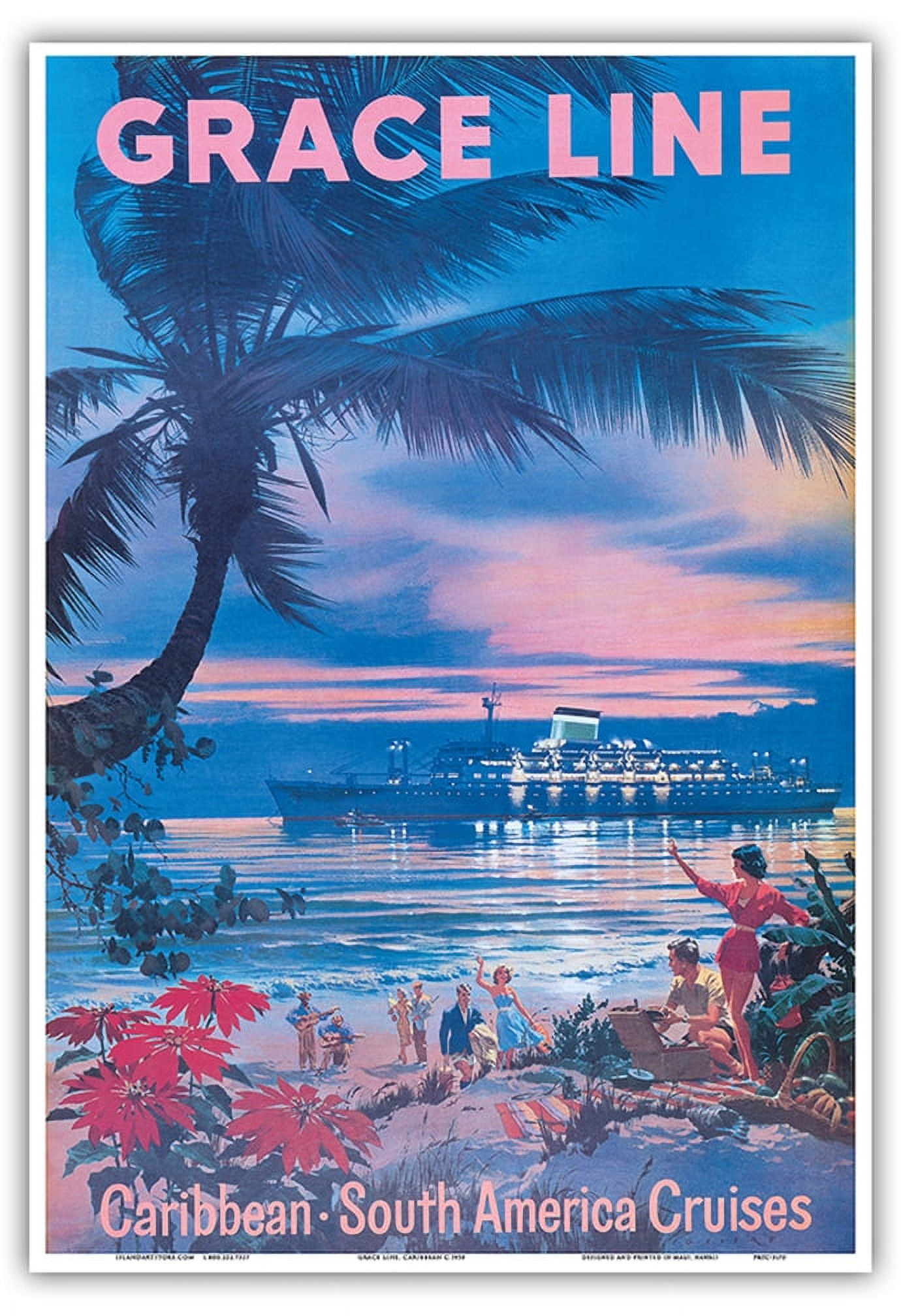 Caribbean South America Cruises - Grace Line - Vintage Ocean Liner ...
