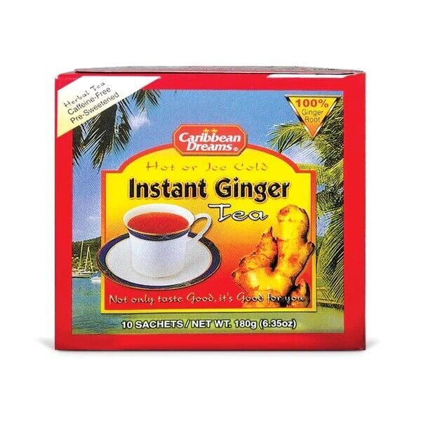 Caribbean Tea Ginger Instant 10 Bags (Pack of 12) - Walmart.com