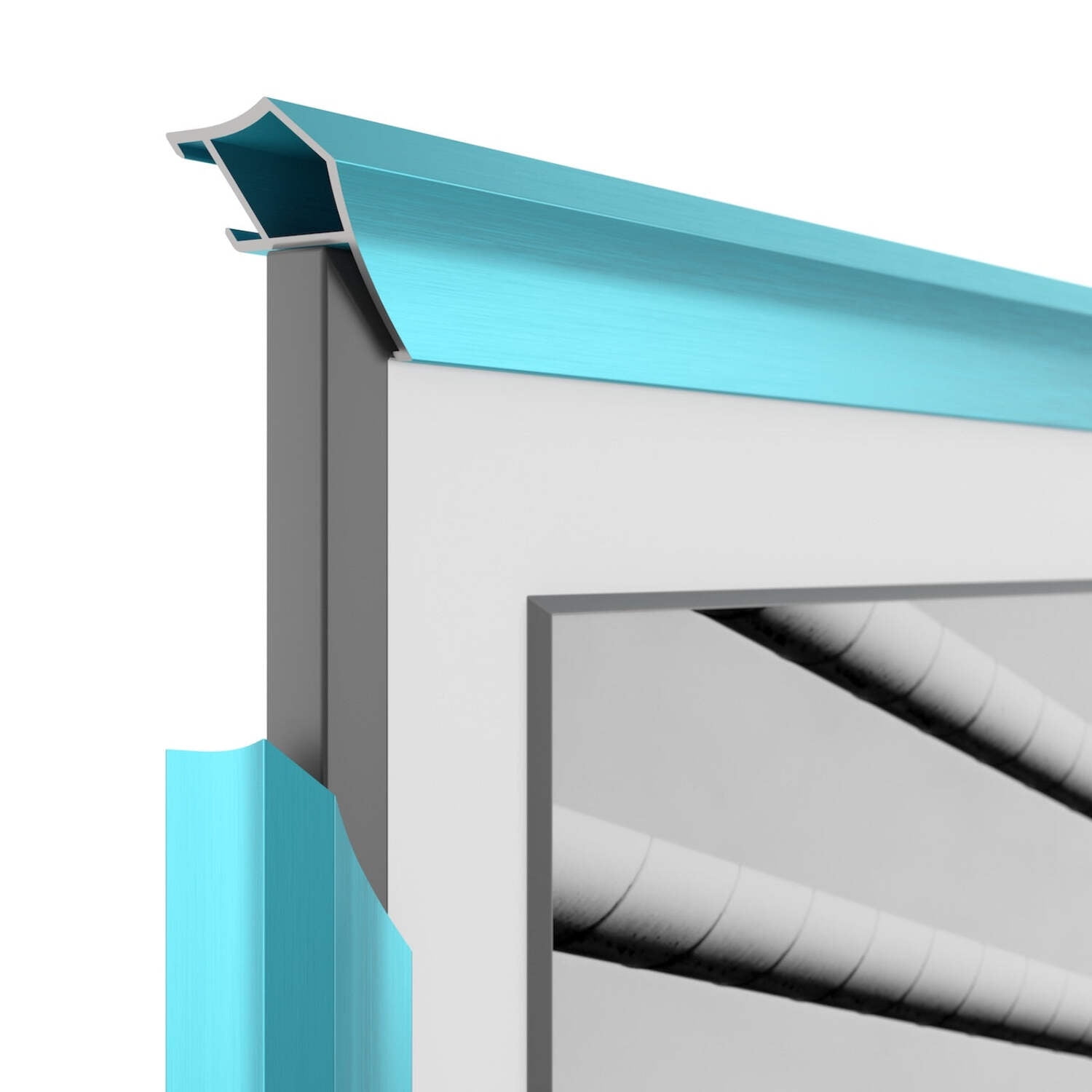 Caribbean Turquoise - Alloy Prismatic Samsung Frame Bezel - Walmart.com