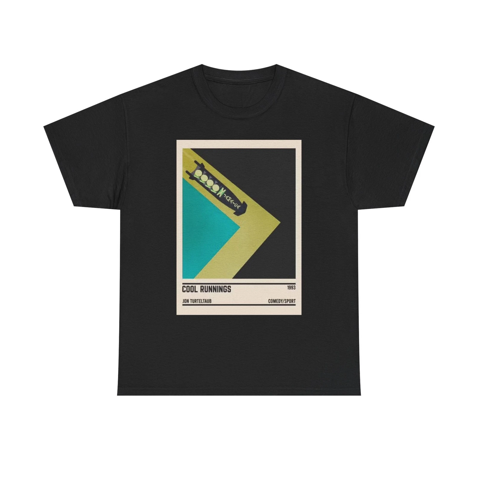 Caribbean Winter Sports Comedy Film Inspired Retro Art Unisex T-Shirt ...