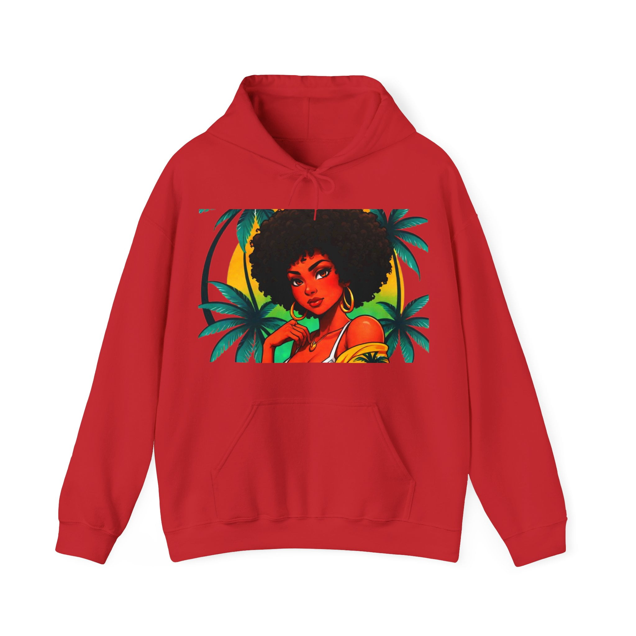 Caribbean queen hooded Sweatshirt - Walmart.com