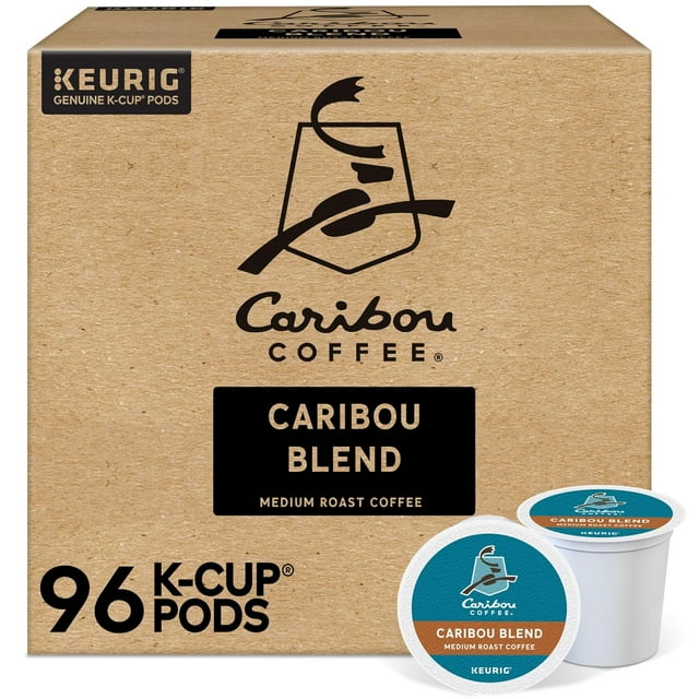 Caribou Blend Keurig Single-Serve K-Cup Pod, Medium Roast Coffee, 96 ...