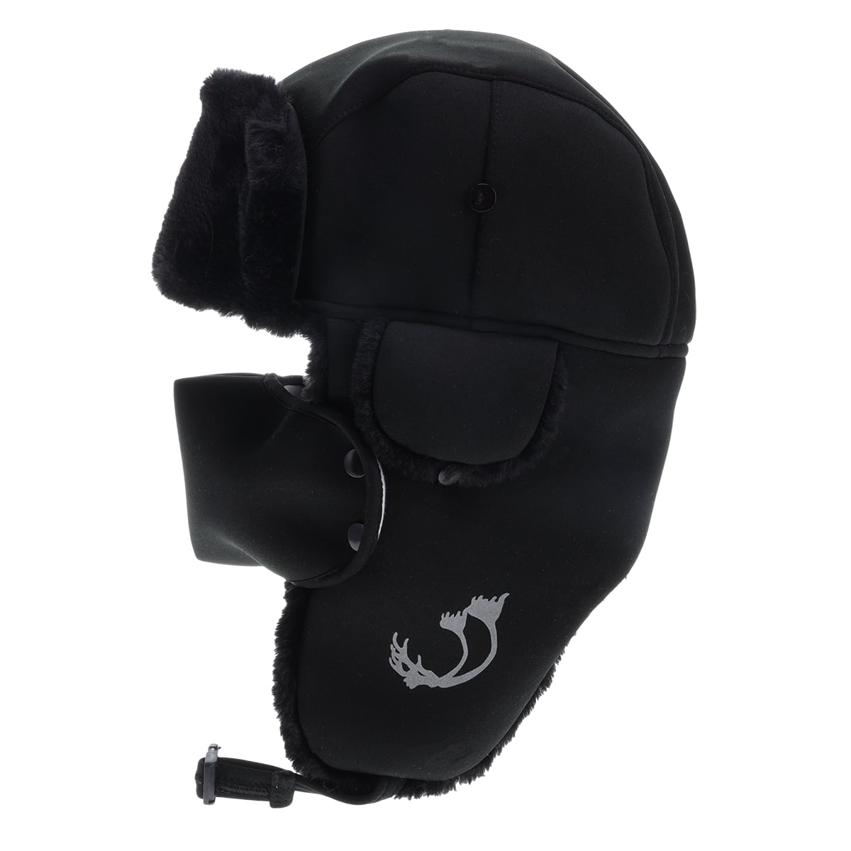Caribou Pass Trading Post HBSW2207BK Trooper Hat With Face Mask Black ...
