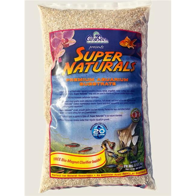 Caribsea 20 lbs Super Naturals Carolina Creek Aquarium Substrate - 2 ...