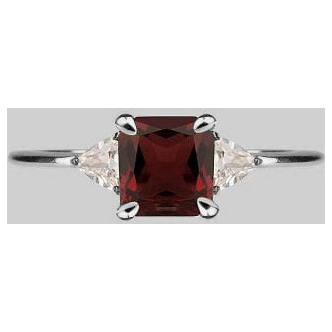 Carillon January Birthstone Red Garnet Ring, Gemstone Promise 0.75 ct ...