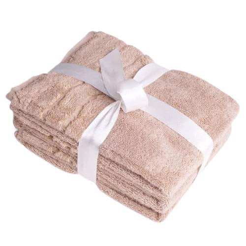 Cariloha Bamboo and Turkish Cotton Towel Set - Highly Absorbent and ...
