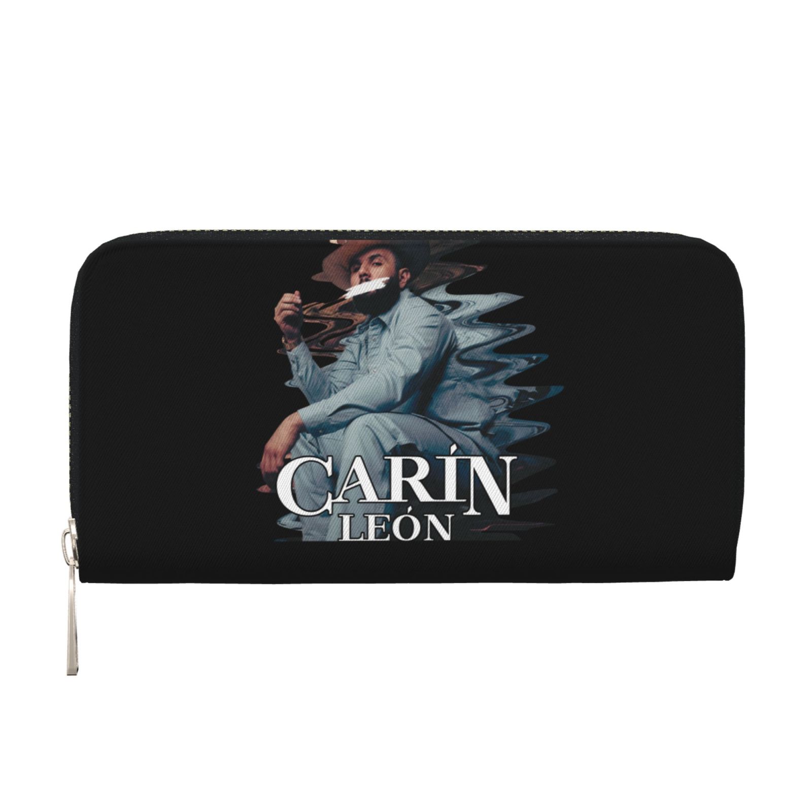 Carin Len Long Leather Wallet for Men, Gift for Men With Zipper Coin ...