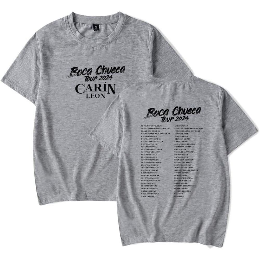 Carin Leon Boca Chueca 2024 Tour Merch Short Sleeve T-shirt Unisex ...