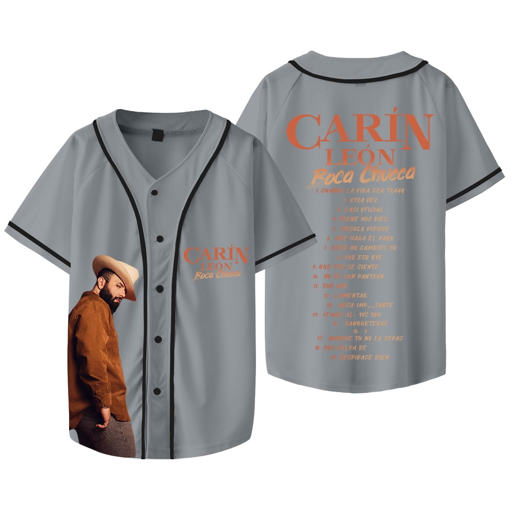 Carin Leon Boca Chueca Merch Baseball Jacket Singer Tour Jersey Summer ...