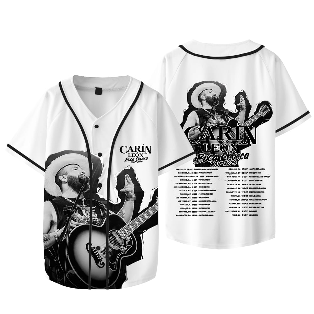 Carin Leon Boca Chueca Tour Merch Baseball Jacket Cosplay Unisex ...