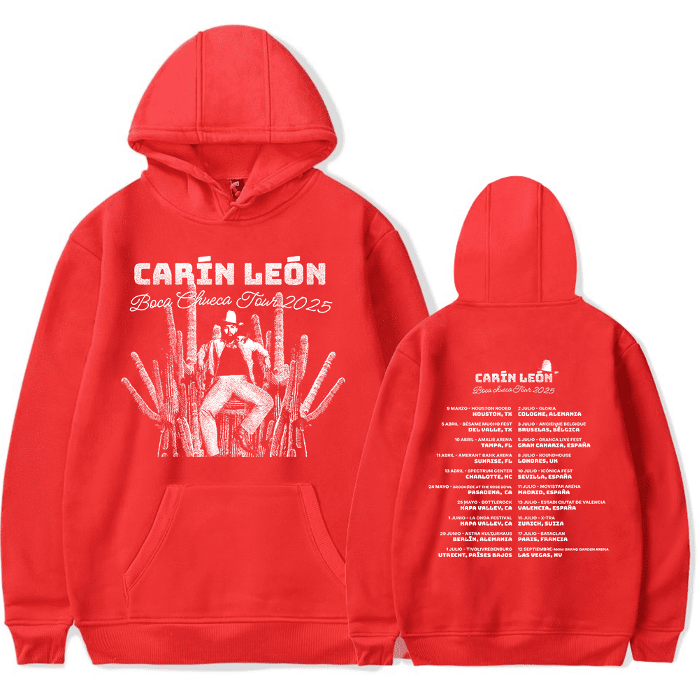Carin Leon Merch Hoodie Vintage New Boca Chueca Tour 2025 Carin León ...
