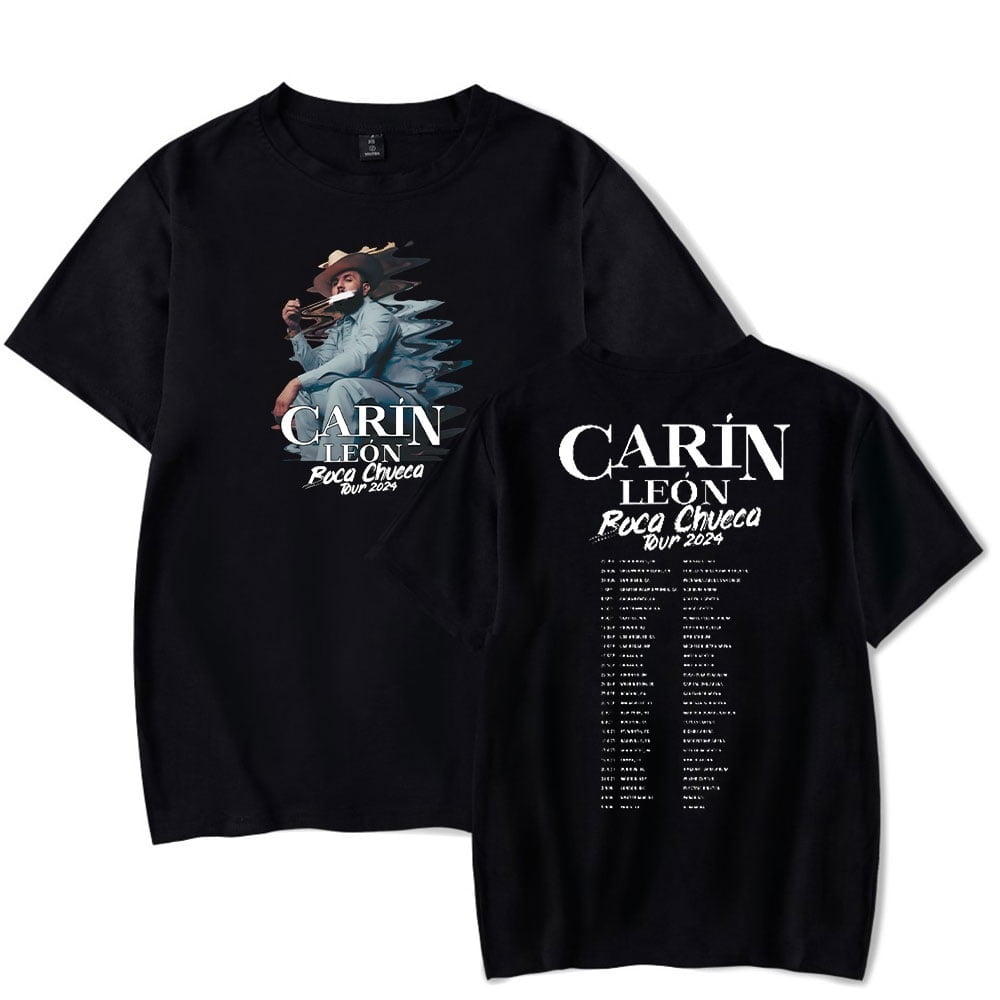 Carin Leon T-shirts Neutral round neck pure cotton short sleeved T ...