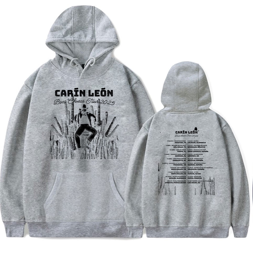 Carin Leon Tour 2025 Hoodie Merch For Men/Women Unisex Long Sleeve ...