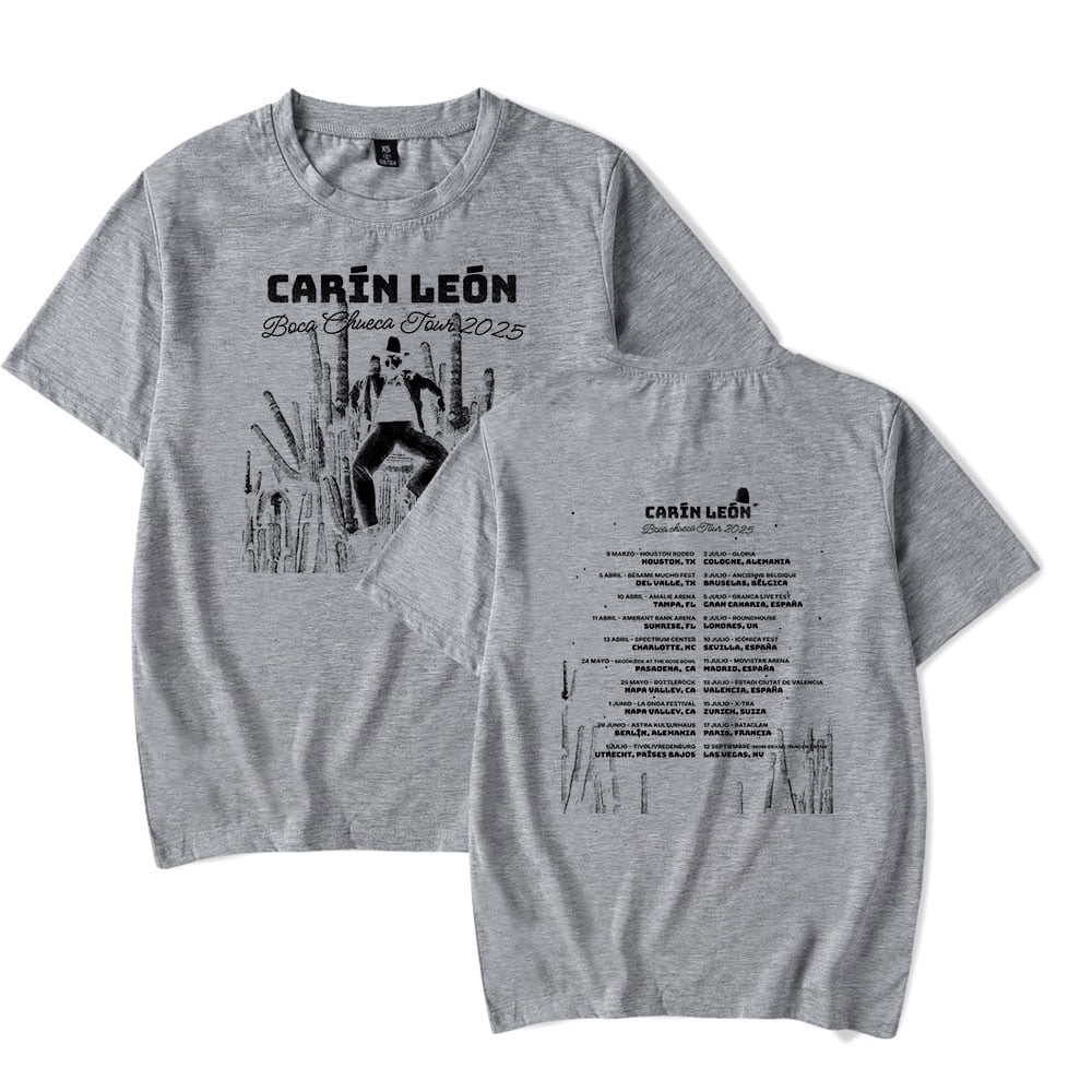 Carin Leon Tour 2025 T-Shirt Merch Summer For Women/Men Unisex Casual O ...
