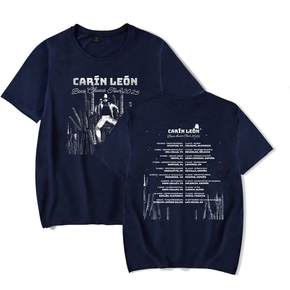 Carin Leon Tour 2025 T-Shirt Merch Summer For Women/Men Unisex Casual O ...