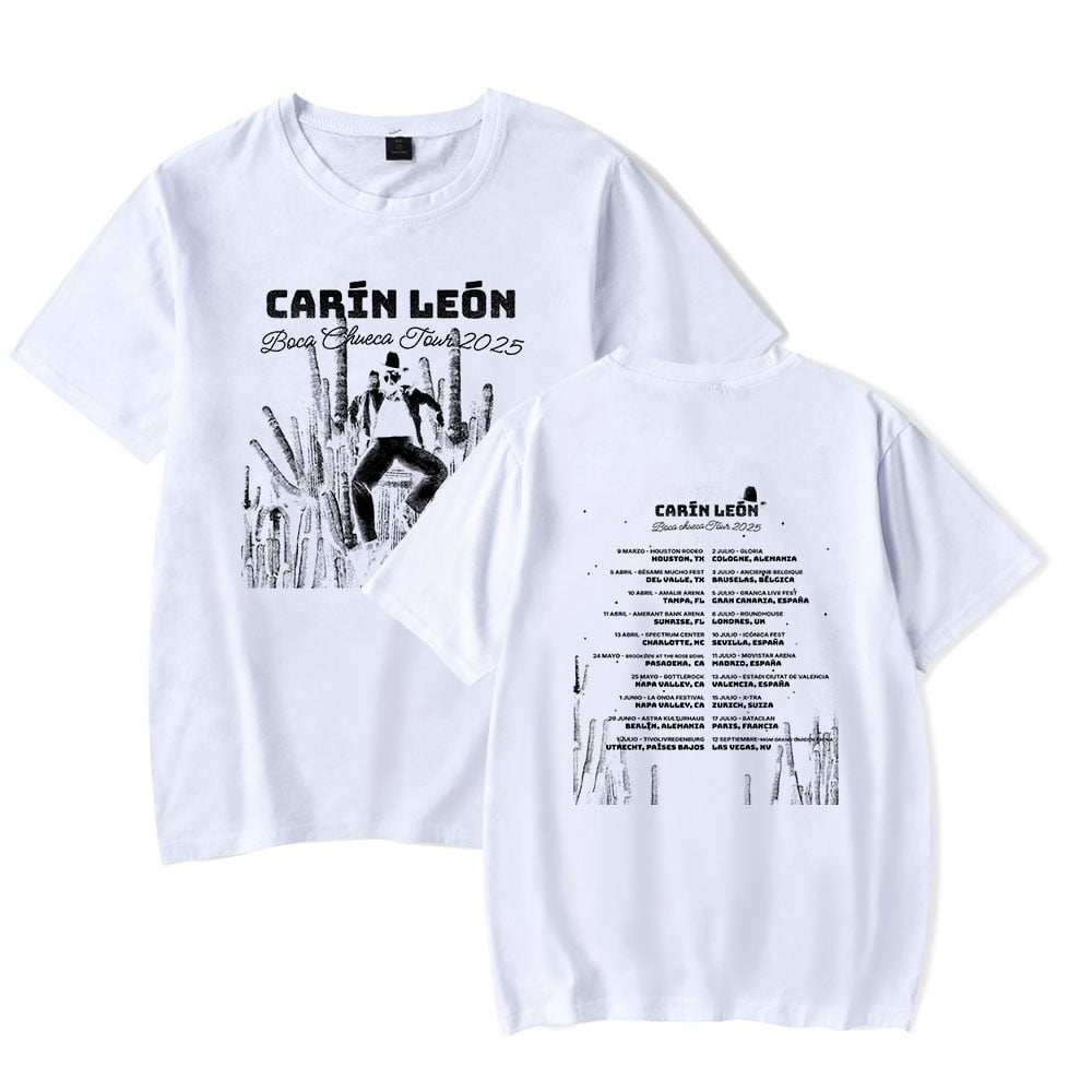 Carin Leon Tour 2025 T-Shirt Merch Summer For Women/Men Unisex Casual O ...