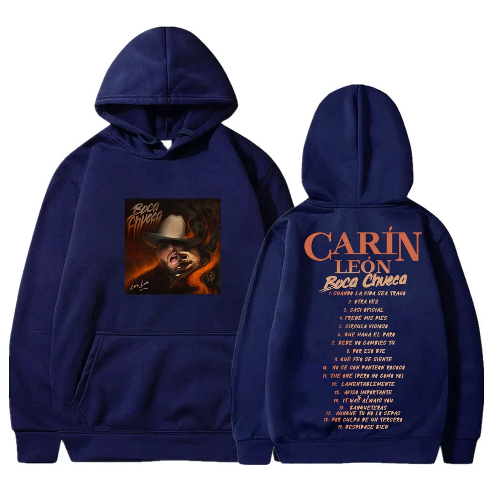 Carin Leon Tracklist Hoodies Boca Chueca Tour Merch Hooded Women Men ...