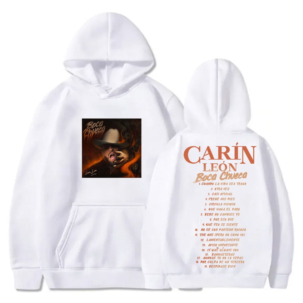 Carin Leon Tracklist Hoodies Boca Chueca Tour Merch Hooded Women Men ...