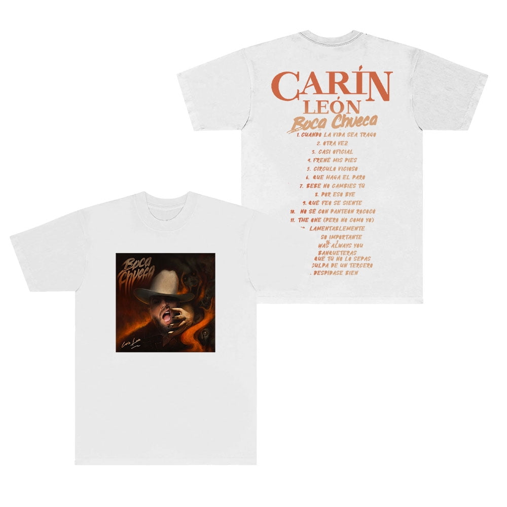 Carin Leon Tracklist T-shirts Boca Chueca Tour Merch Tee Women Men ...