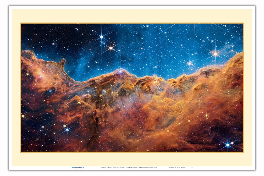 Carina Nebula From James Webb Space Telescope Nasa Color Photo C 2022