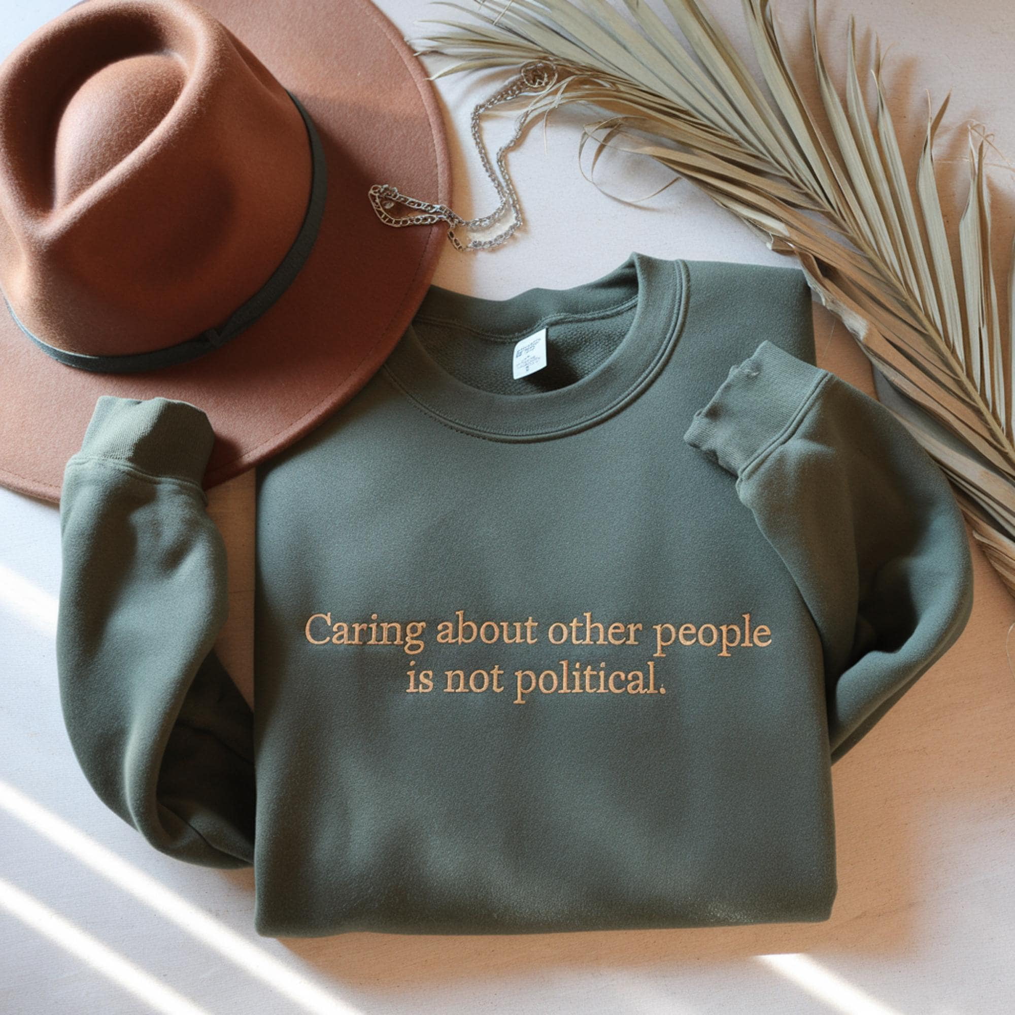 Caring About Other People Is Not Political Shirt, Progressive Liberal ...