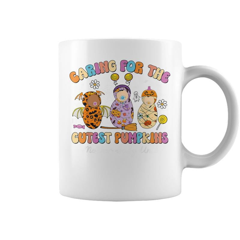 Caring For The Cutest Pumpkins Mother Baby Unit Halloween Coffee Mugs ...