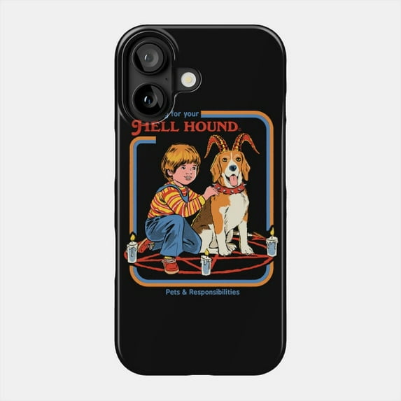 Caring For Your Hell Hound Funny Guide Case for Apple iPhone 11-17 ...