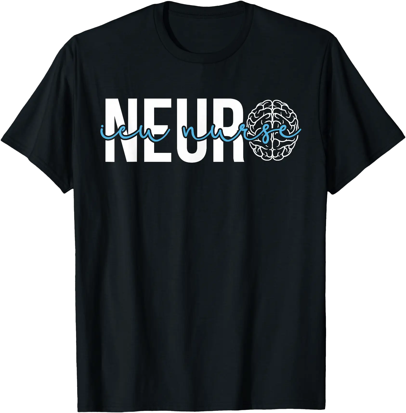 Caring Neuro ICU Nurse Boho T-Shirt for Neurology Intensive Care Unit ...