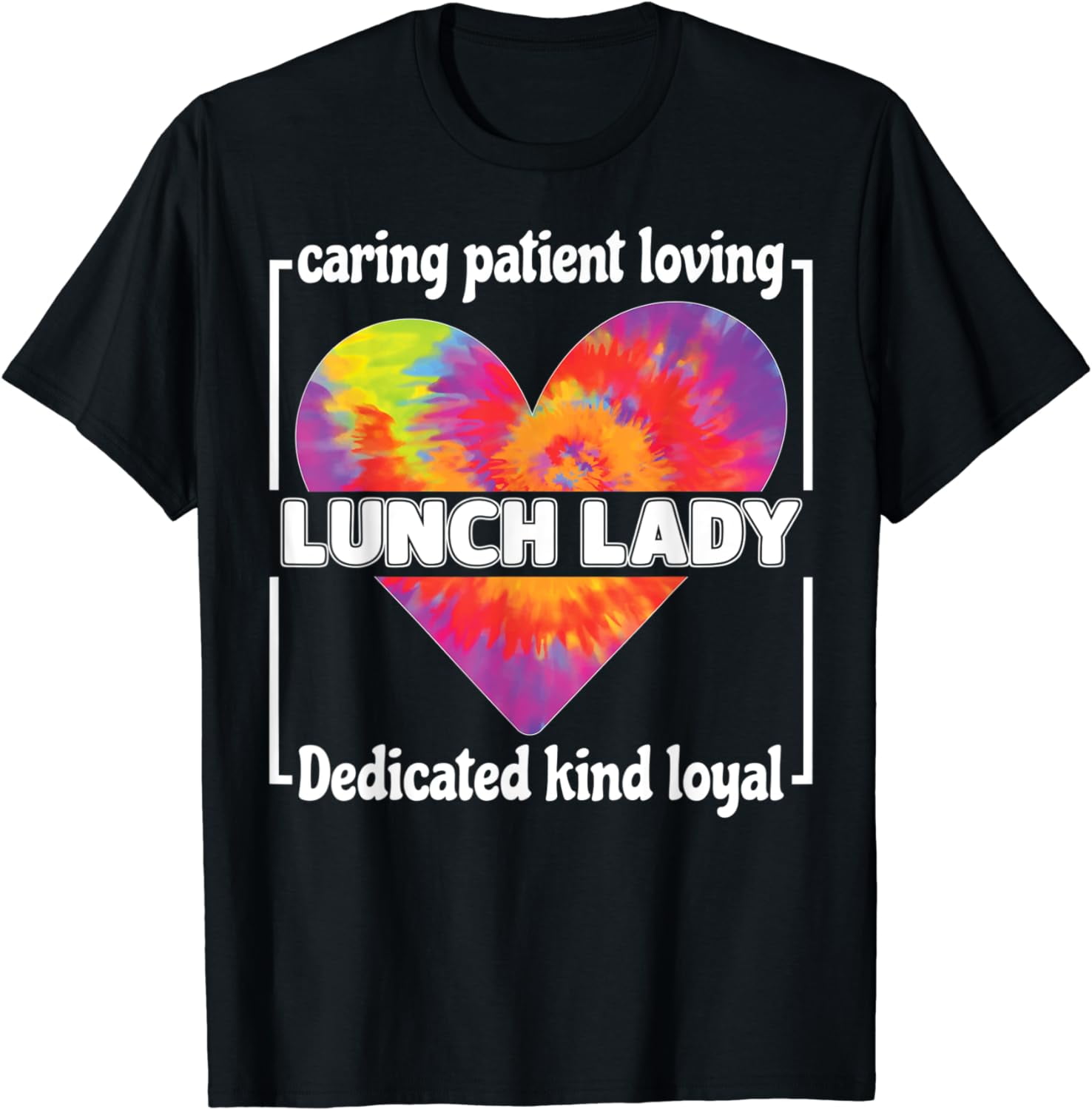 Caring Patient Loving Lunch Lady Cafeteria Crew Women T-Shirt - Walmart.com