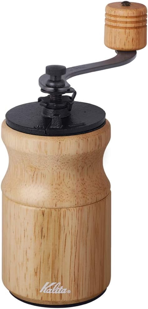 Carita Kalita Coffee Grinder Wood Hand Grinder Manual Natural KH-10 N ...