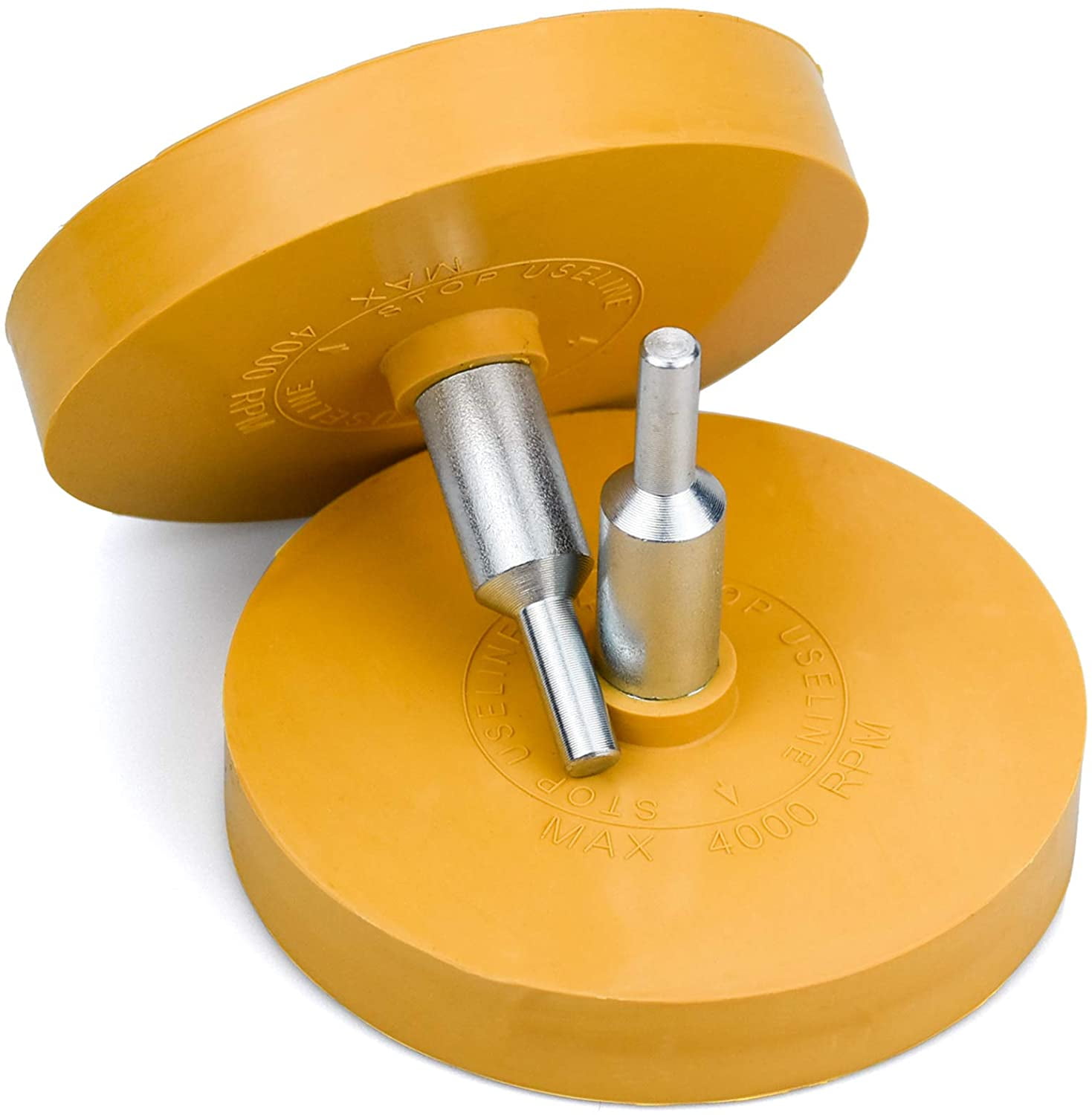 Carivent 2PCS Car Body Eraser for Ornaments 88mm Wheel Rubber Eraser ...