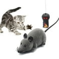 CARKIRA Remote Control Fake Mouse Cat Toy, Grey, Realistic Design, 15cm ...