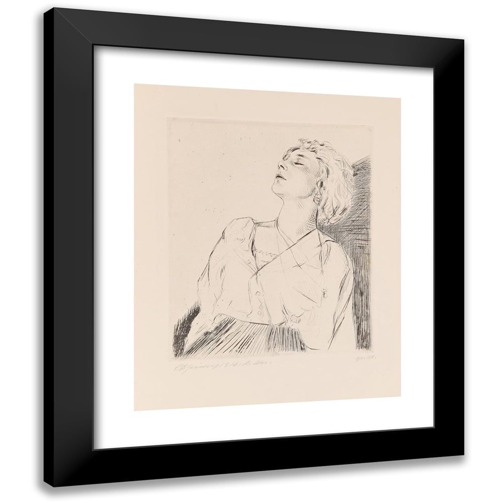 Carl Anton Reichel 15x18 Black Modern Framed Museum Art Print Titled ...