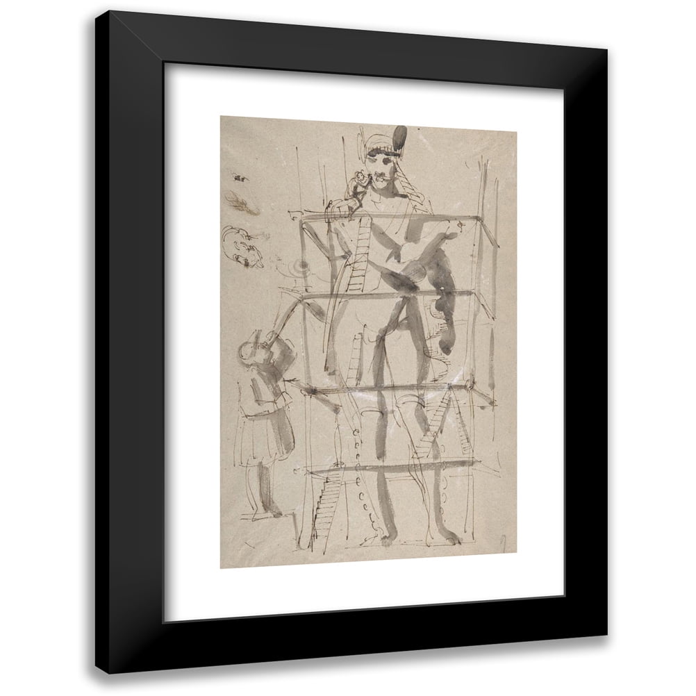 Carl August Ehrensvärd 17x24 Black Modern Framed Museum Art Print ...