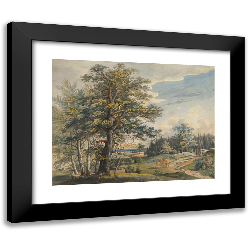 Carl August Lebschee 18x15 Black Modern Framed Museum Art Print Titled ...
