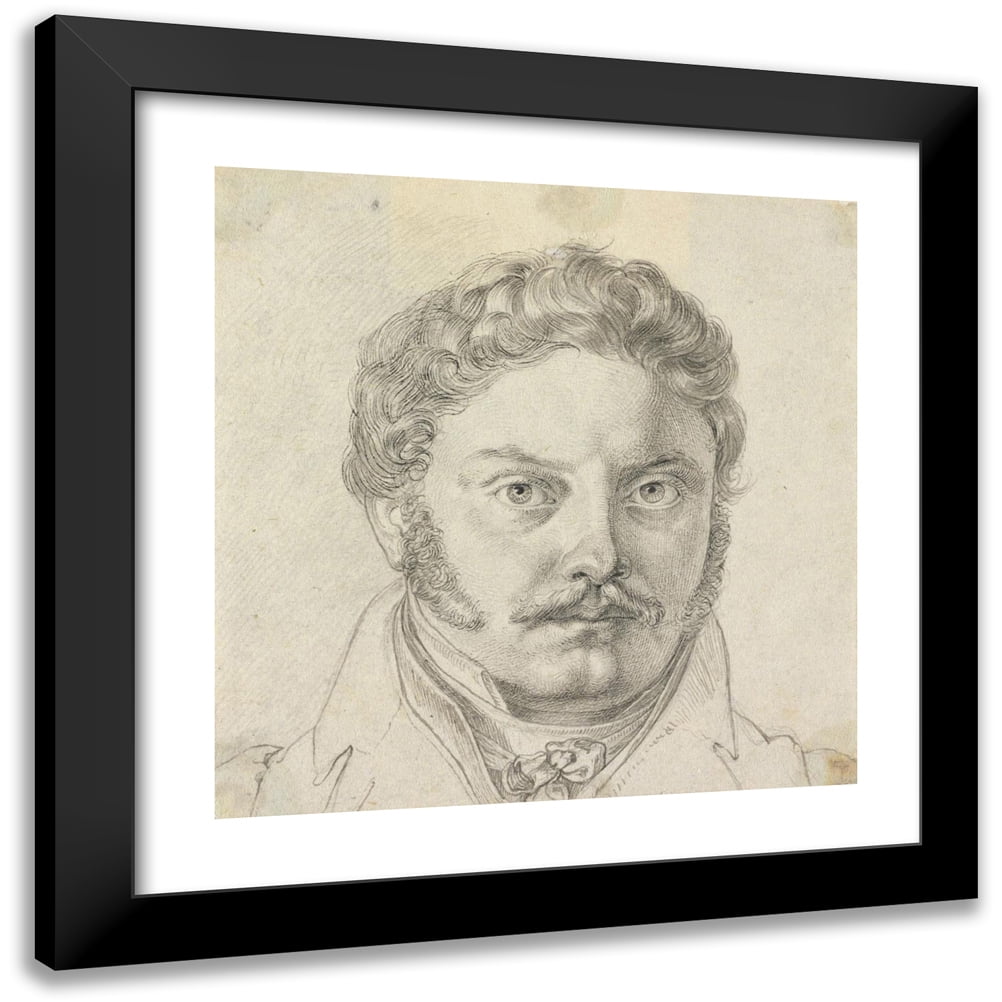 Carl Barth 15x15 Black Modern Framed Museum Art Print Titled - Portrait ...