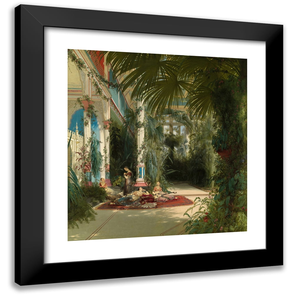 Carl Blechen 12x13 Black Modern Framed Museum Art Print Titled - The ...
